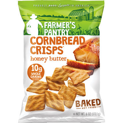 Farmers Pantry Cornbread Crisps Honey Butter 2oz 24ct – Lotta Java NYC Inc.