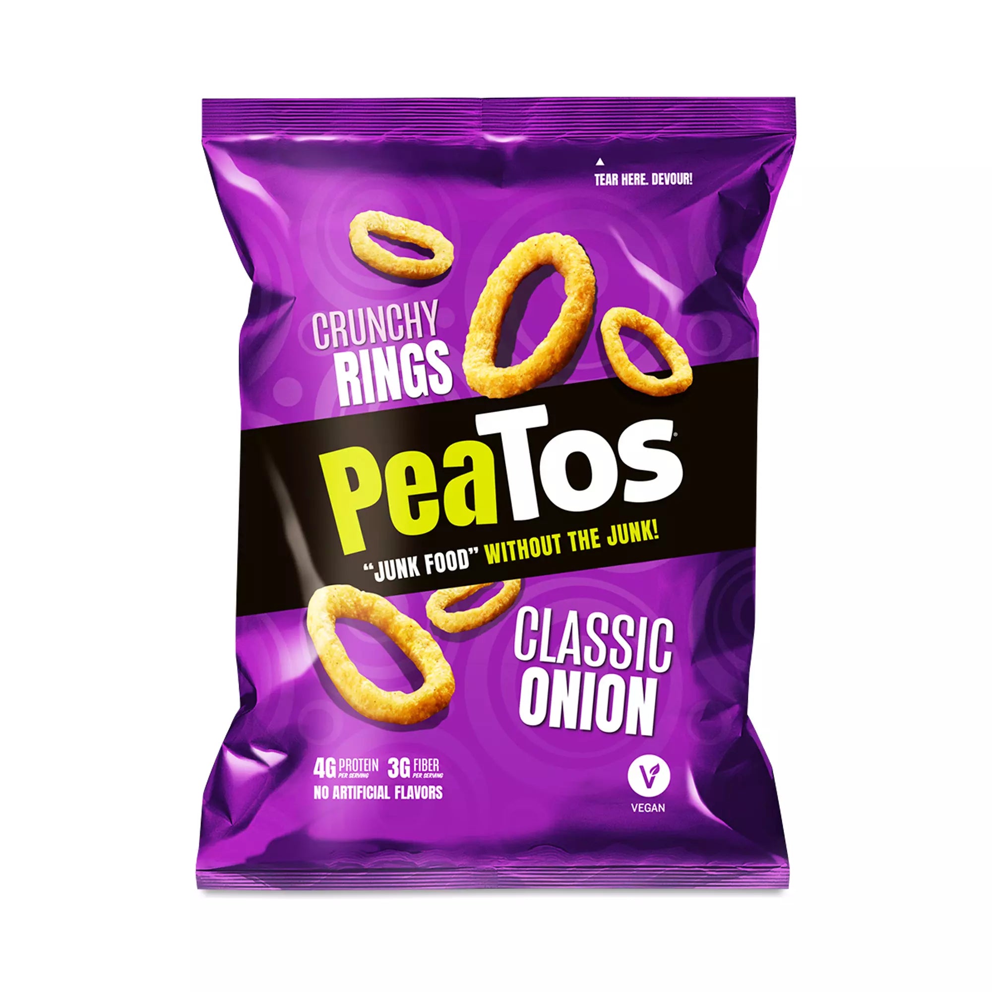 Peatos - Classic Onion Crunchy Rings .6oz 50ct – Lotta Java NYC Inc.